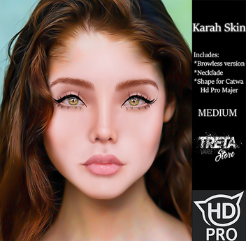 Second Life Marketplace - TVS - Karah Skin BOM (Catwa Hd Pro) - Medium